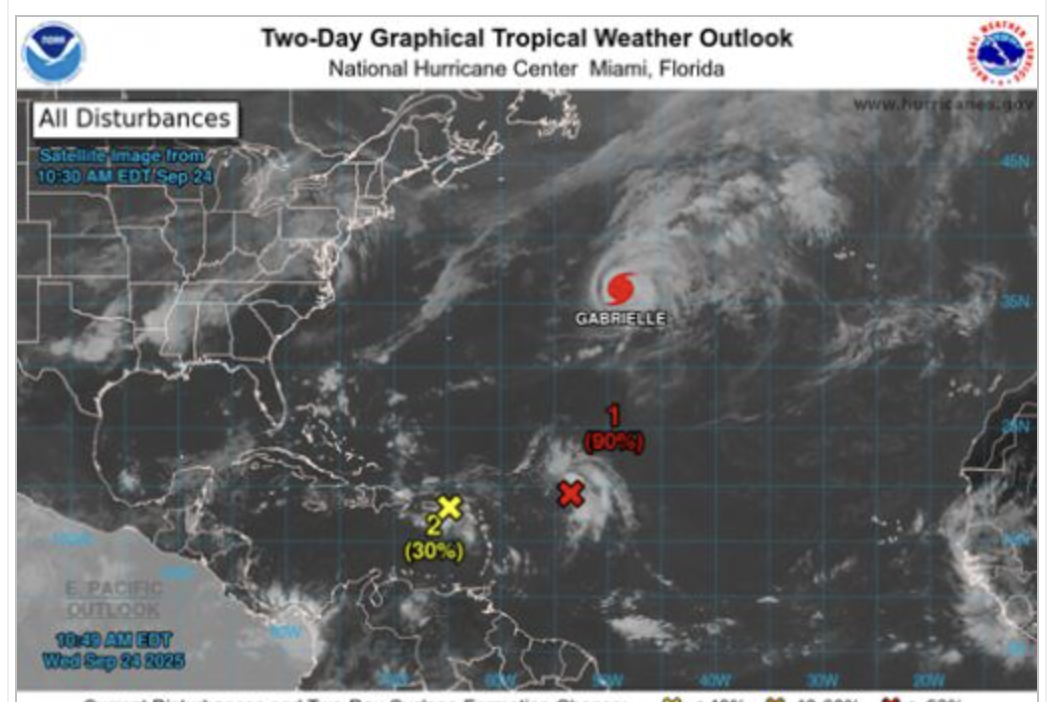 Seven islands in the Azores on red alert due to Cyclone Gabrielle ...