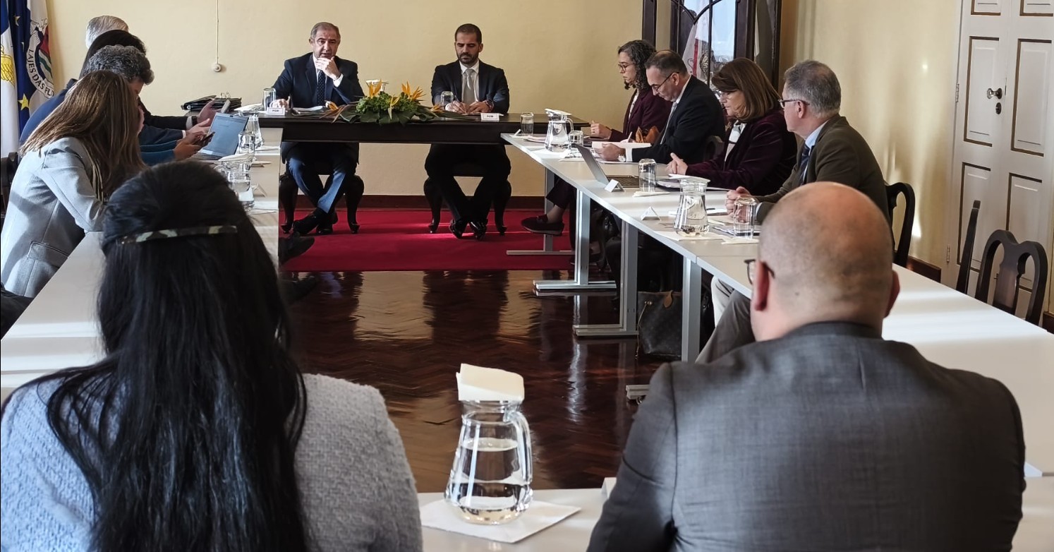 Municipality of Lajes on Flores island receives a visit from the ...